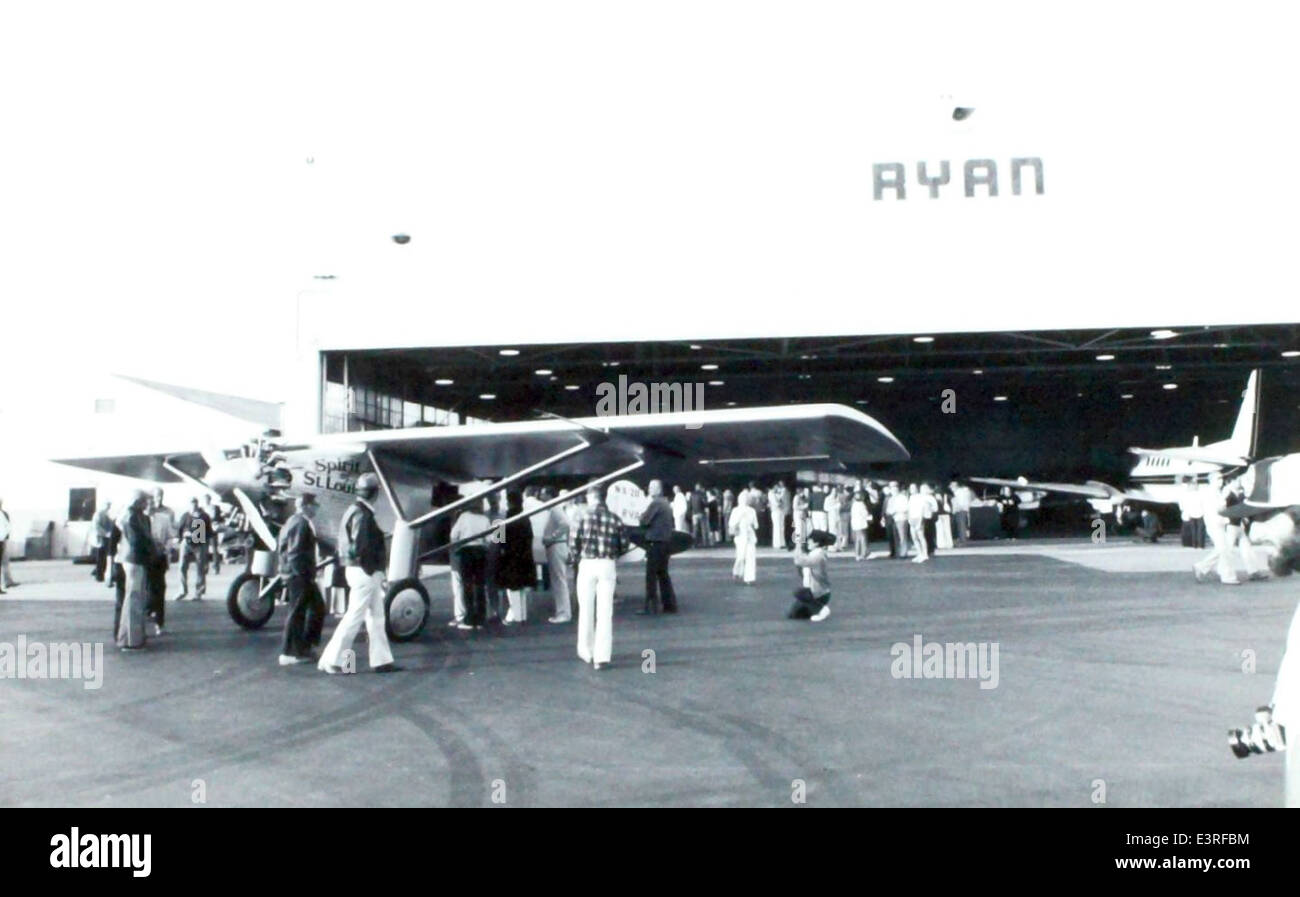 The Spirit of St. Louis, designed and piloted by Charles Lindbergh, was ...