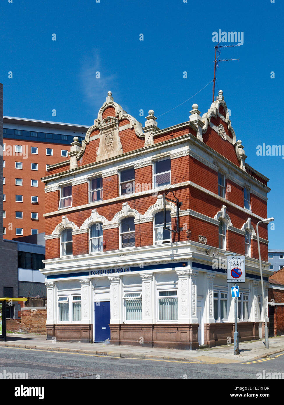 The closed down Borough Hotel on Great Crosshall Street in Liverpool ...