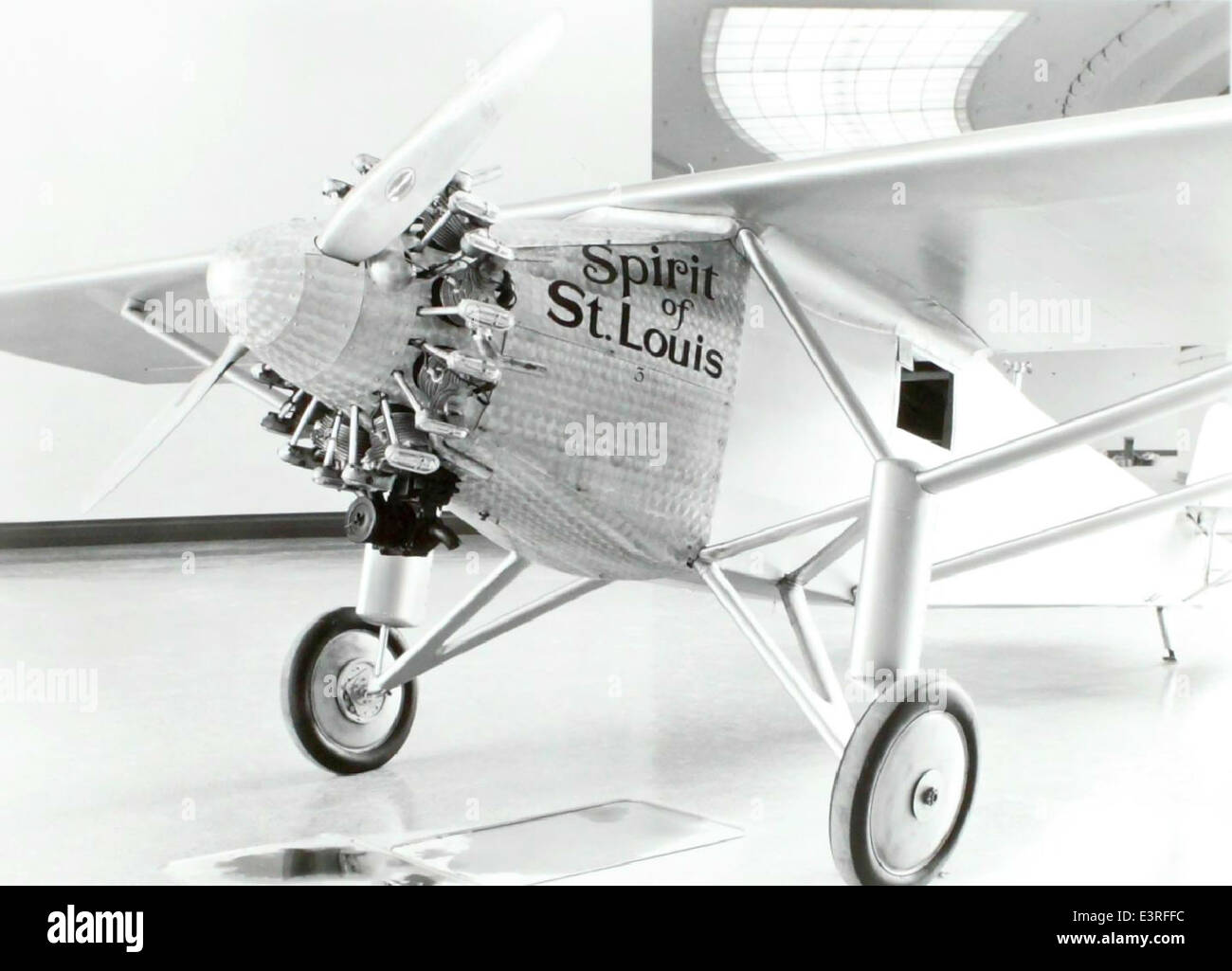 The Spirit of St. Louis, designed by Charles Lindbergh, made its ...