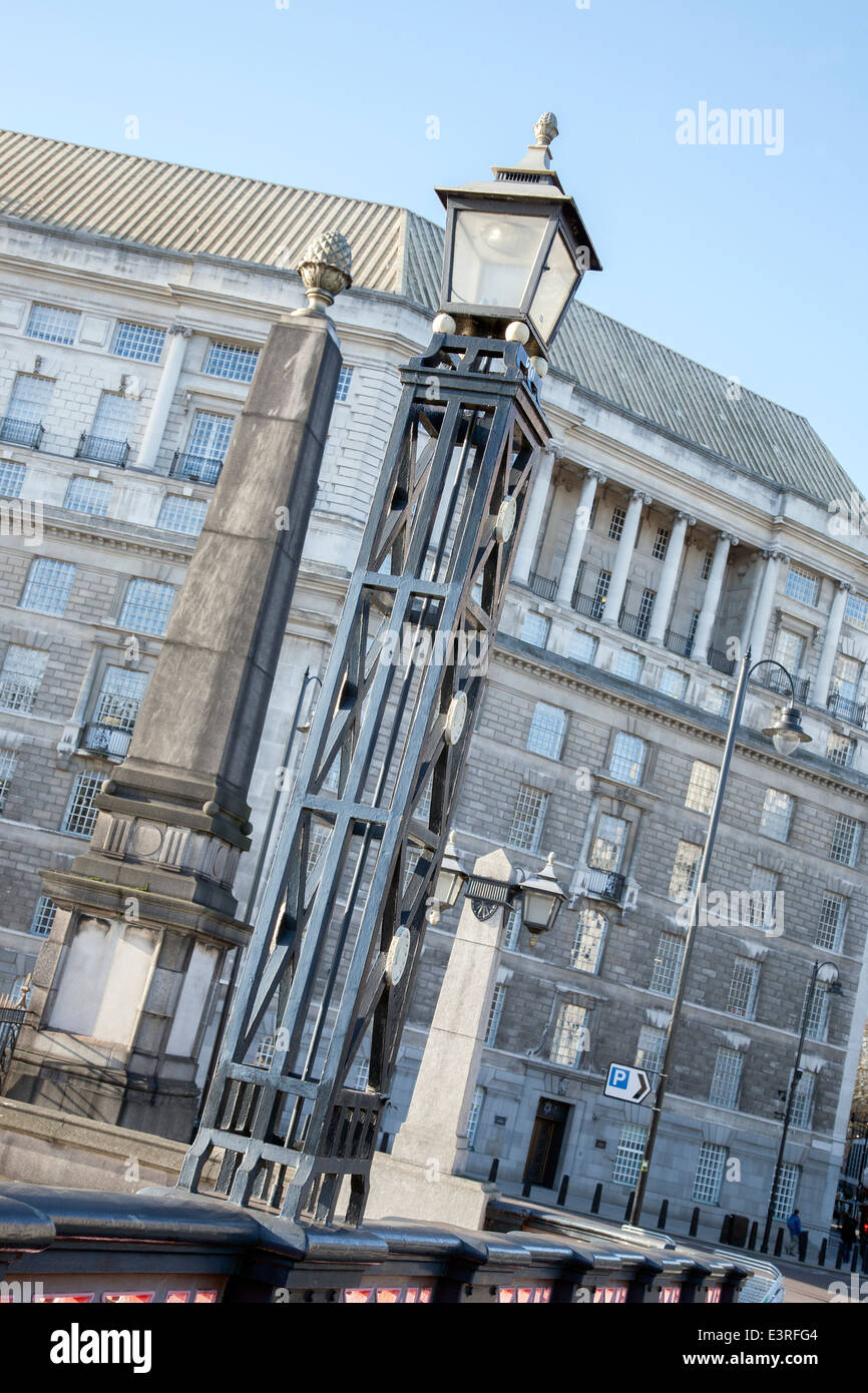 Lambeth Bridge Lamppost, London; England; UK Stock Photo - Alamy