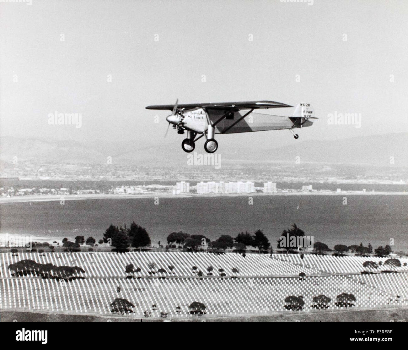 The Spirit of St. Louis, flown by Charles Lindbergh in 1927, was the ...