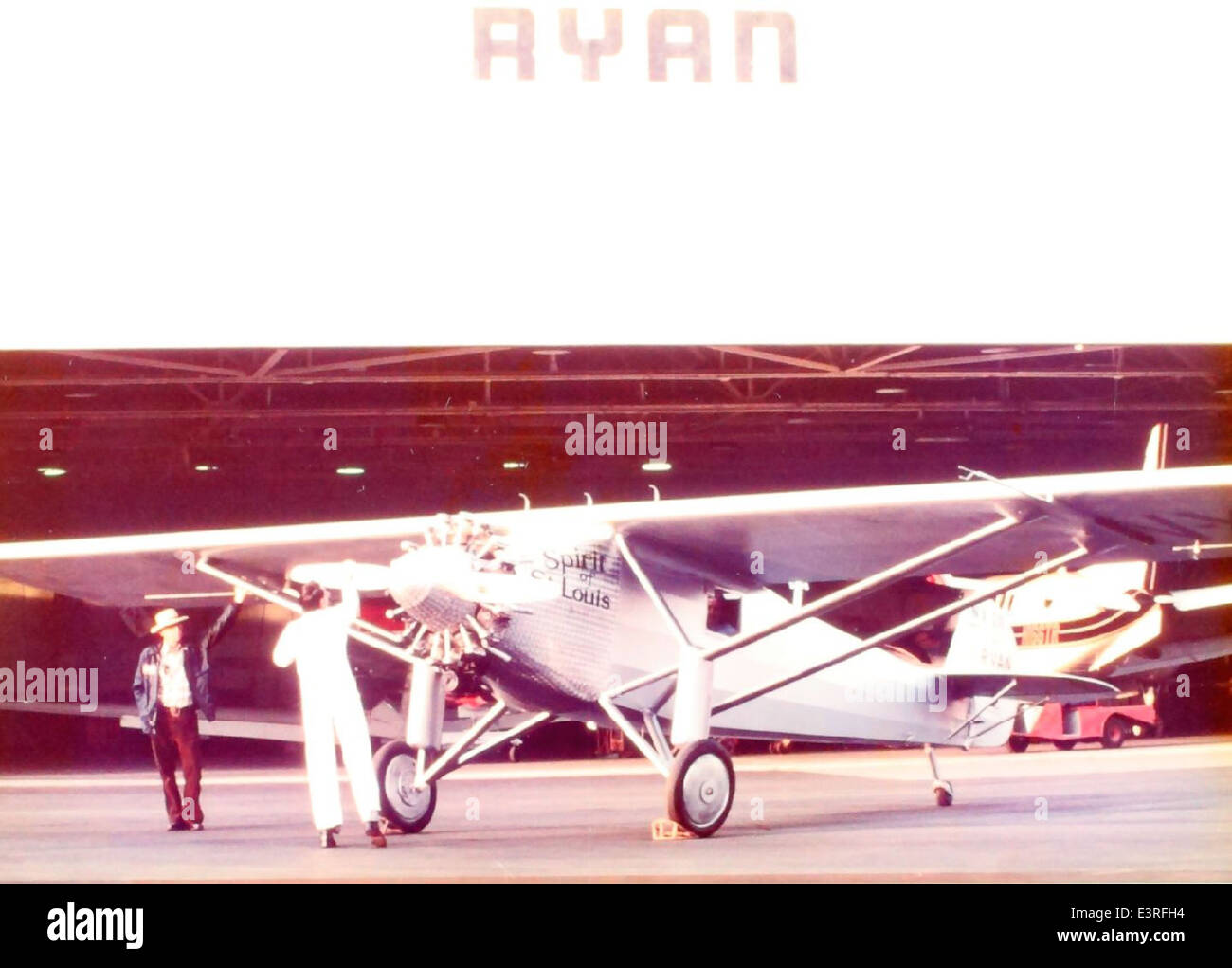 The Ryan Spirit of St. Louis, flown by Charles Lindbergh, made the ...