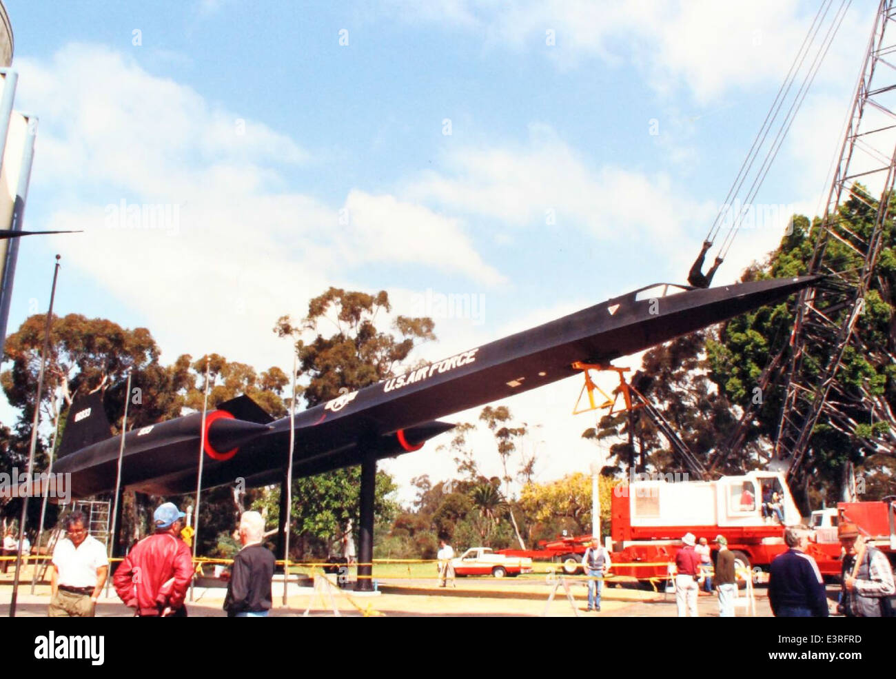 The Lockheed A-12, an early reconnaissance aircraft developed for the ...