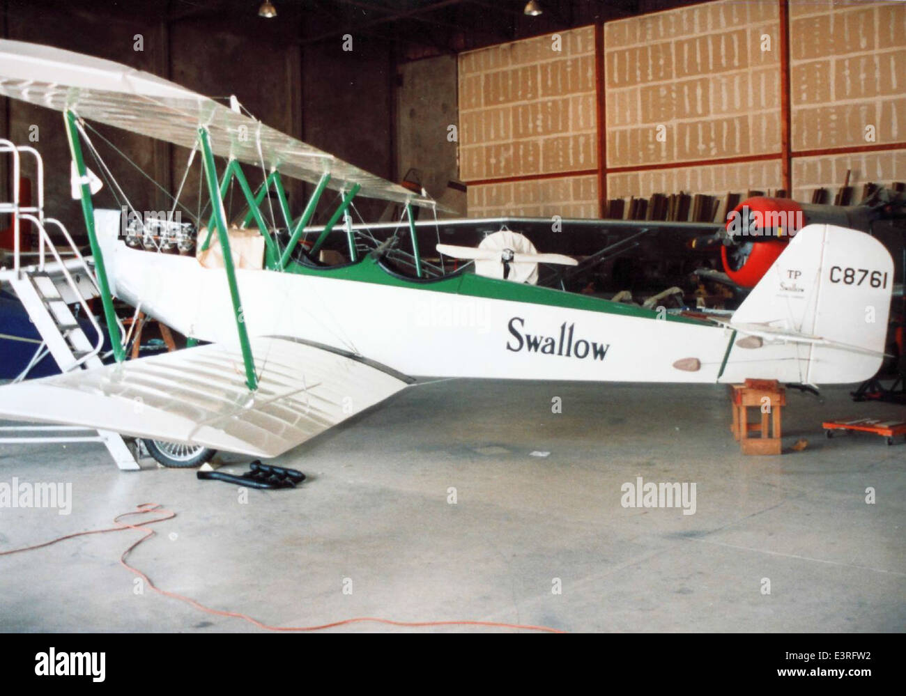 The image features the aircraft designed by Laird and Swallow, two ...