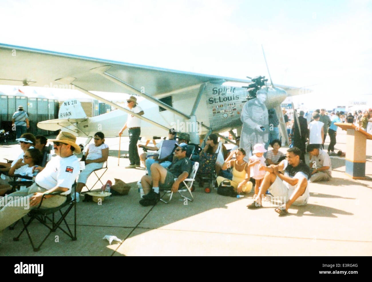 The Ryan Spirit of St. Louis, piloted by Charles Lindbergh, made ...