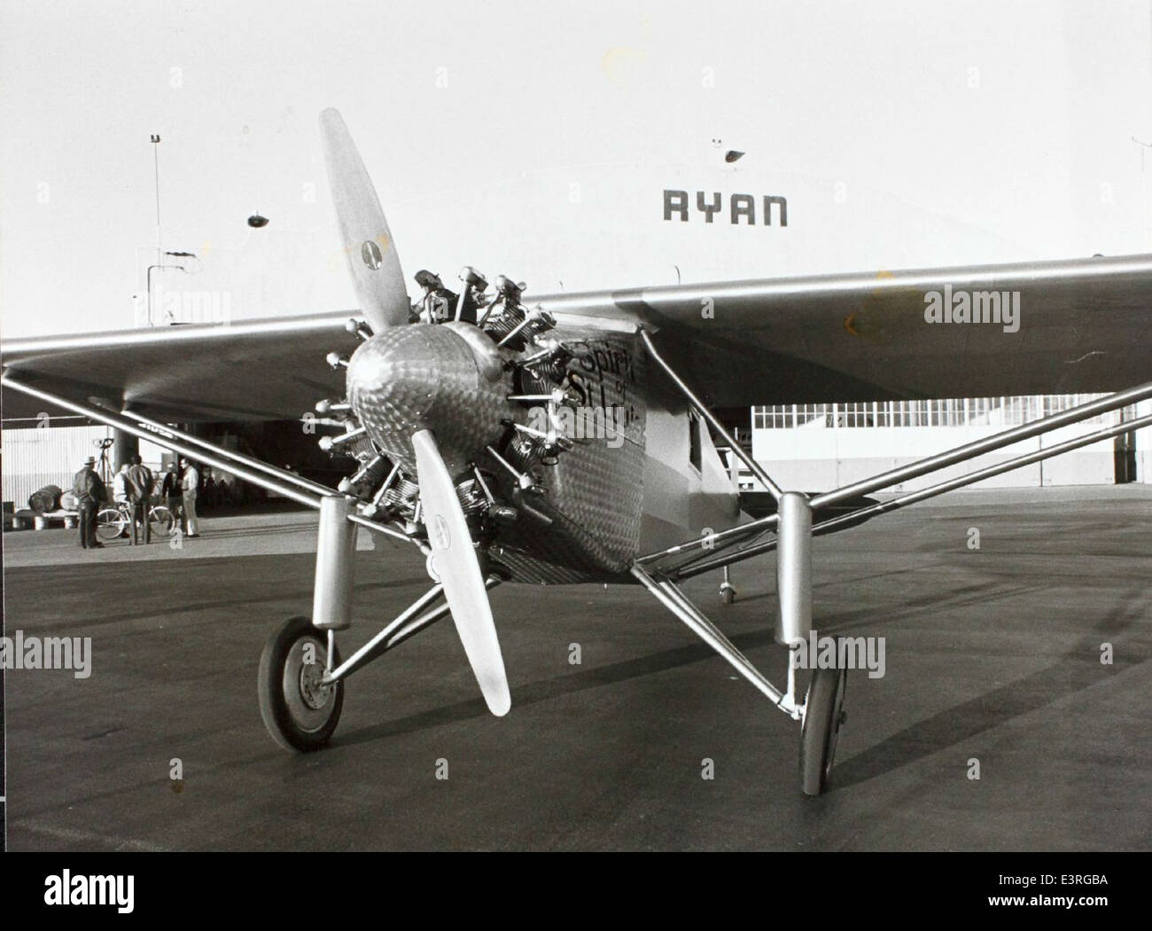 The Ryan Spirit of St. Louis, flown by Charles Lindbergh, was the first ...