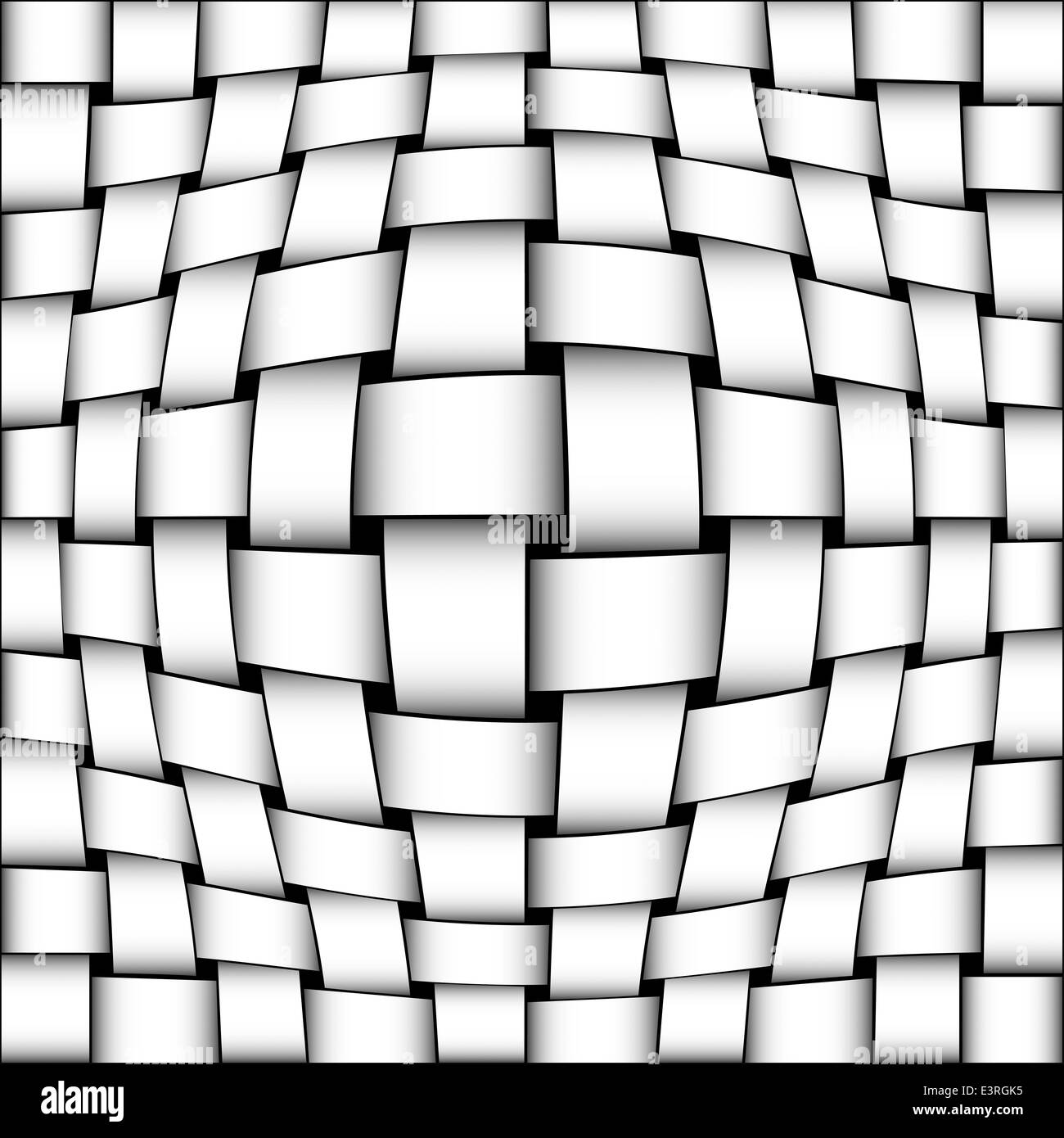 intertwined bands - interwoven pattern Stock Photo - Alamy