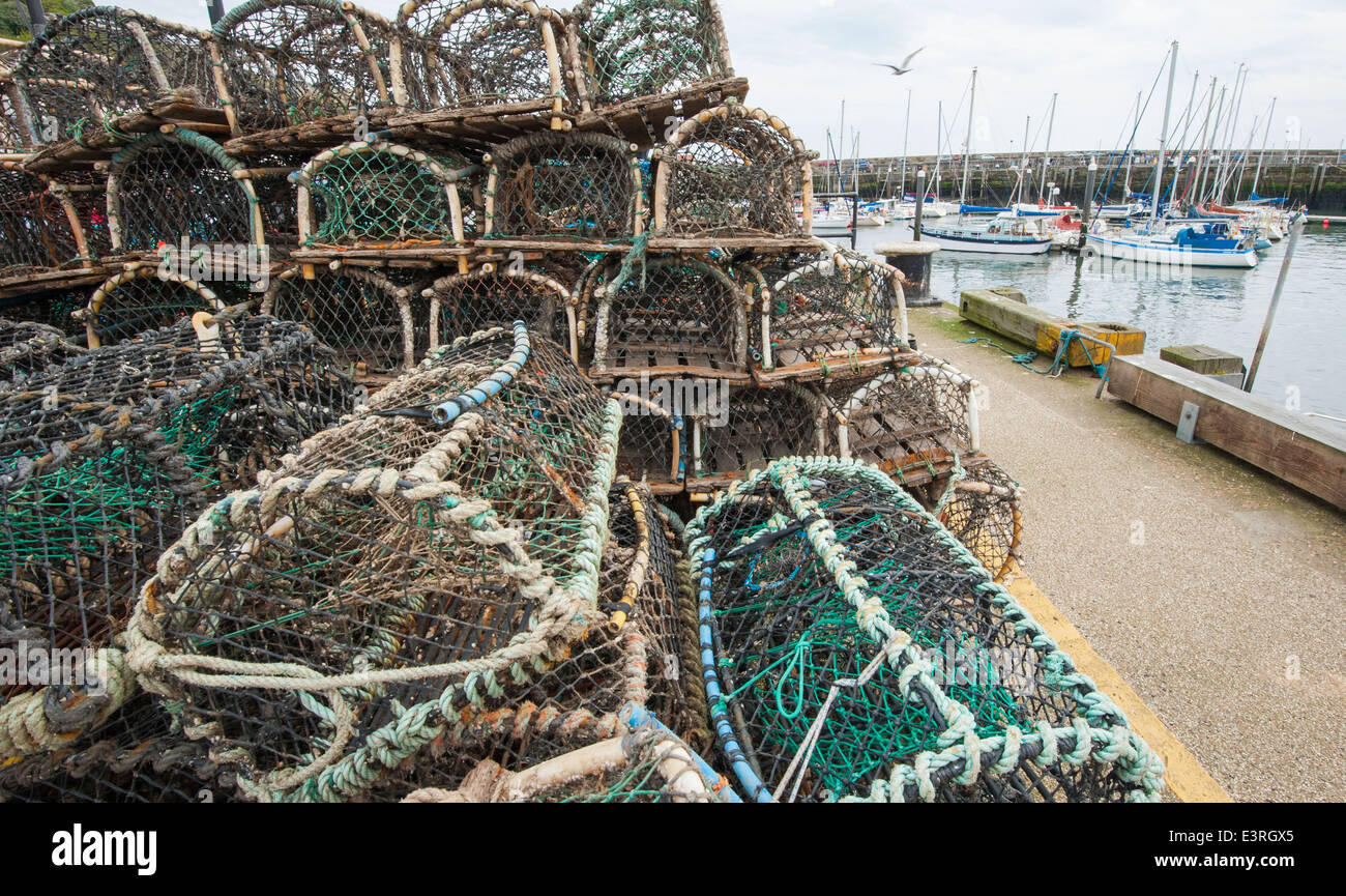 Lobster pot fishing hi-res stock photography and images - Alamy