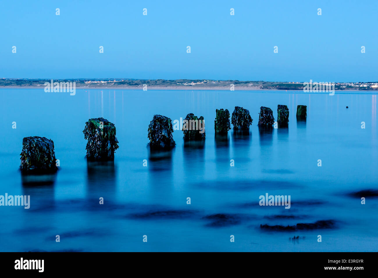 Old pier stumps hi-res stock photography and images - Alamy
