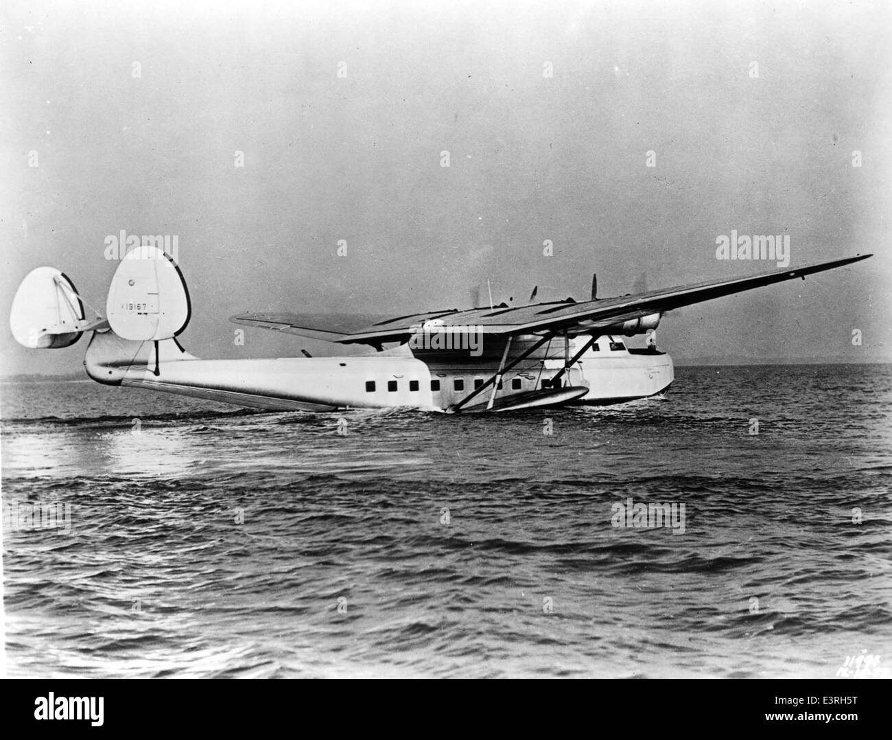 The Martin M-156, a flying boat, was used in the early stages of ...