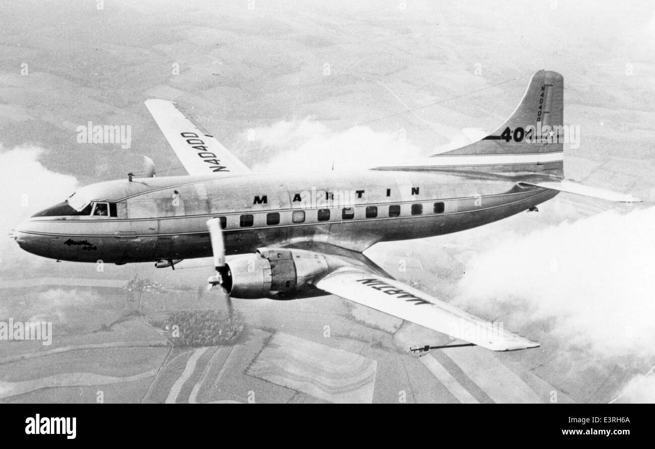 The Martin 4-0-4 was a twin-engine airliner produced by the Martin ...