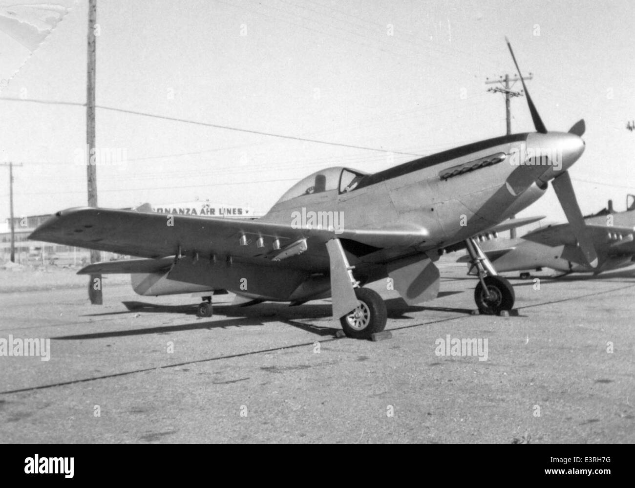 This photo shows the powerful Packard Merlin V-1650 engine used in the ...