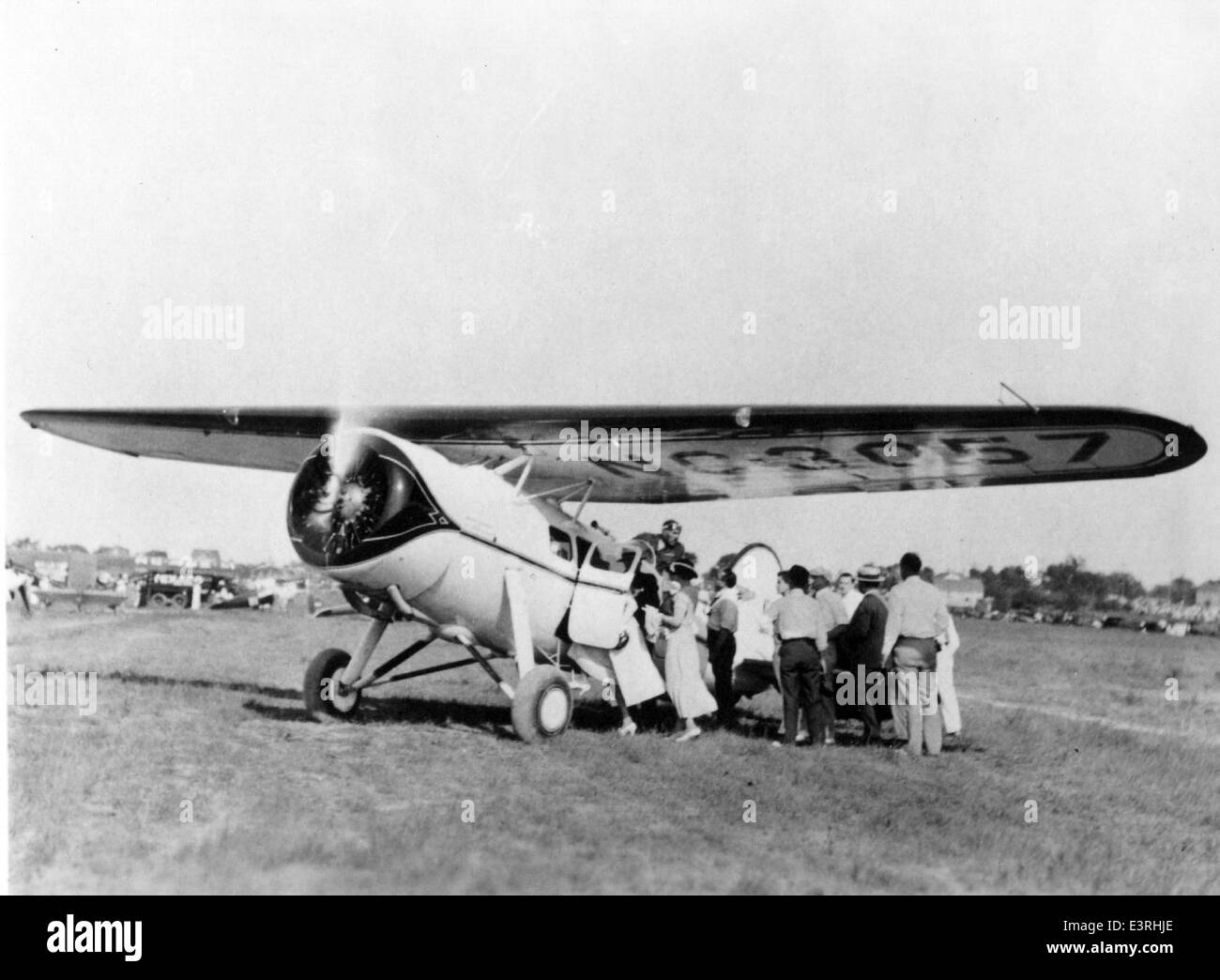 The Lockheed Model 3 Air Express, with registration NC3057, is featured ...
