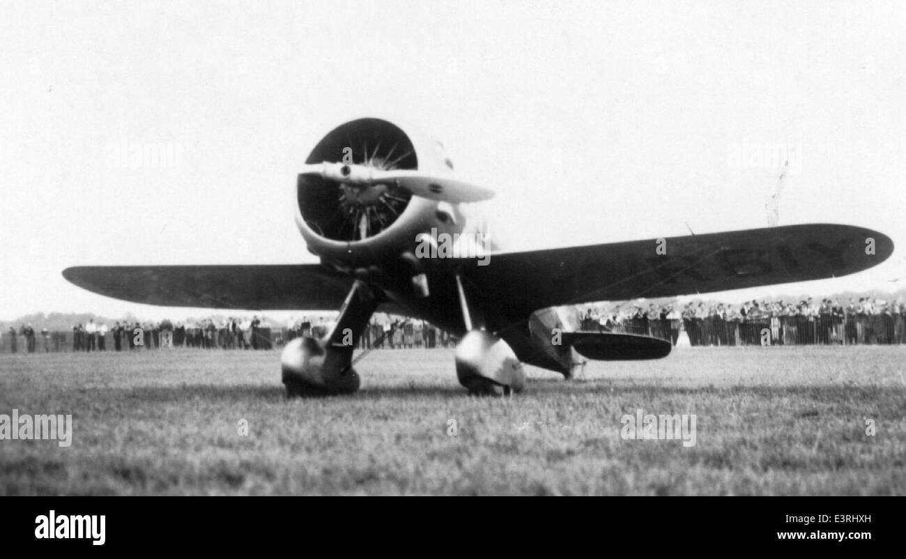 Photograph of the Wedell-Williams Model 44, an air racing aircraft ...