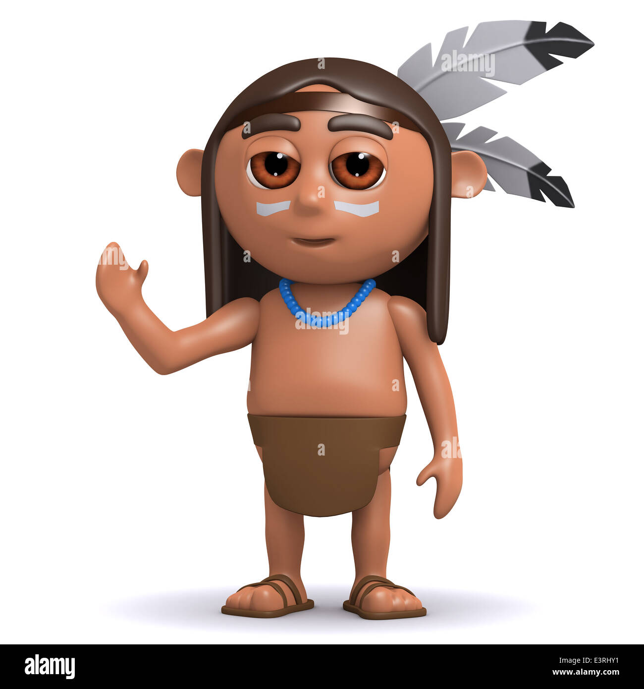 Cartoon Indian Saying How