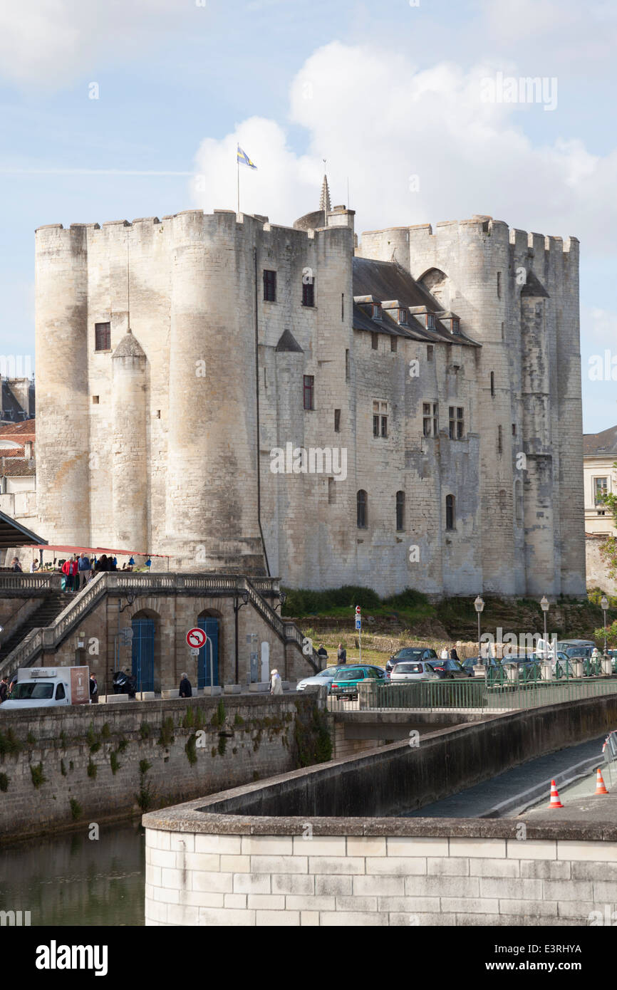 At Niort (France), a Romanesque military architectural grouping, the ...