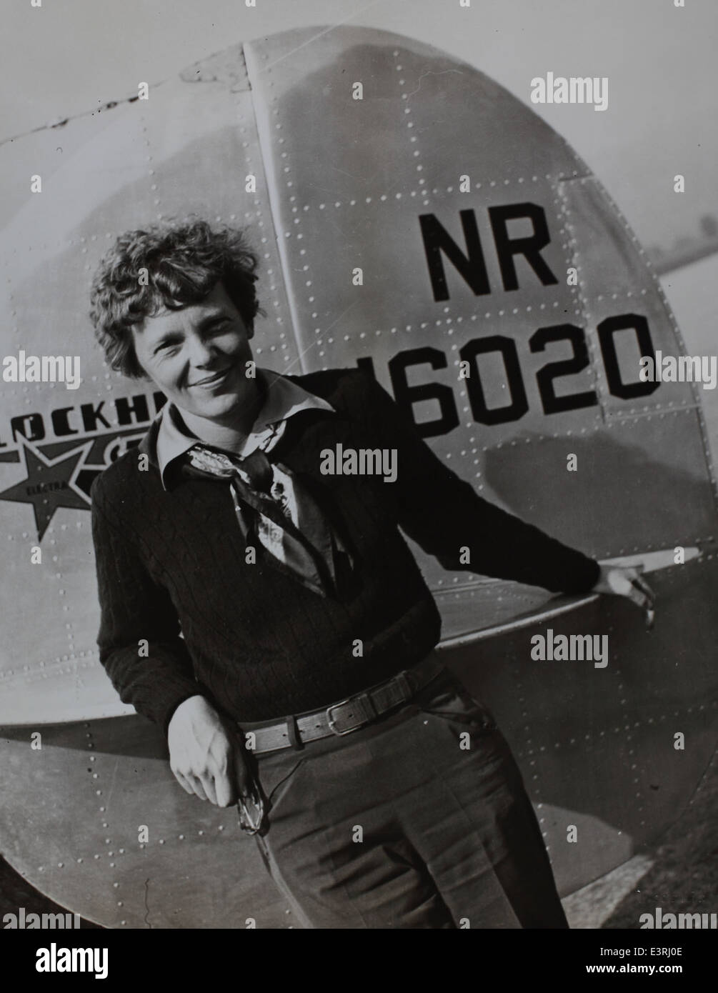 Amelia Earhart, the first woman to fly solo across the Atlantic, is ...