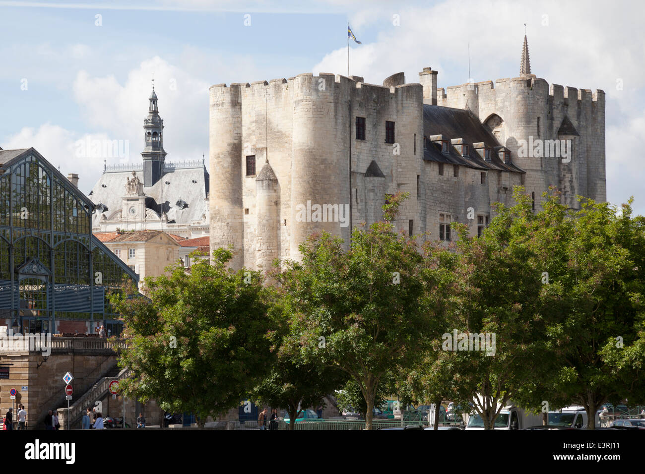 Poitou charentes deux sèvres niort restes château fort forteresse ...