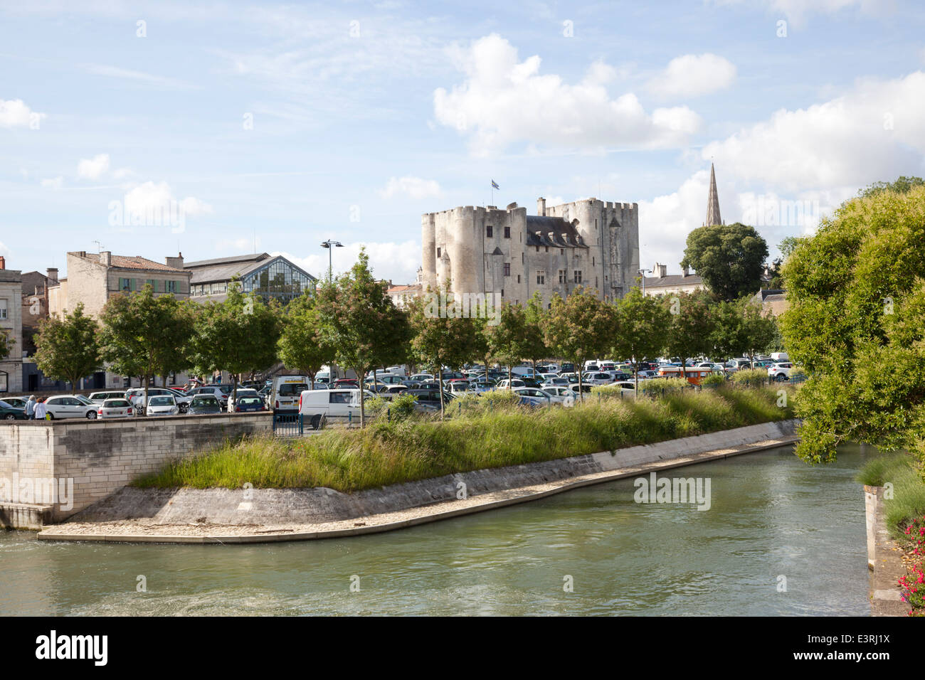 At Niort (France), a Romanesque military architectural grouping, the ...