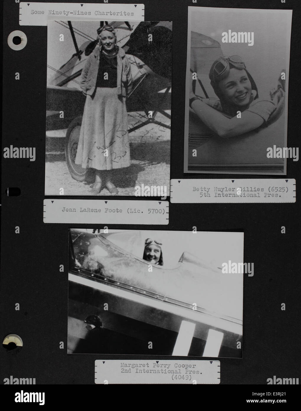 This photograph highlights the Ninety-Nines, an organization of women ...