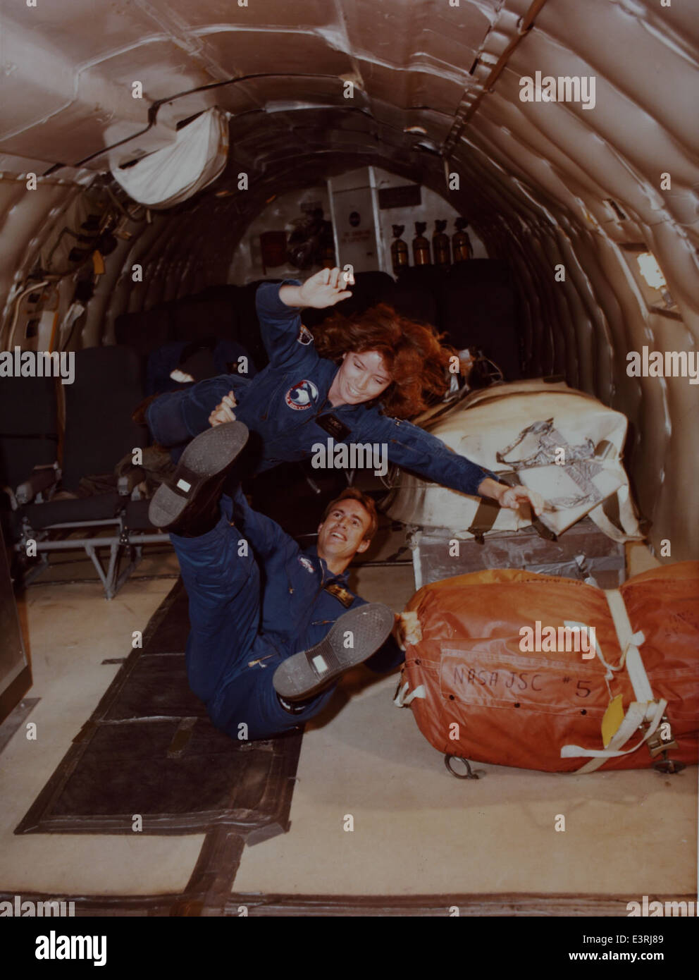 The 'Women of Flight' photo captures the interior of a spaceship ...