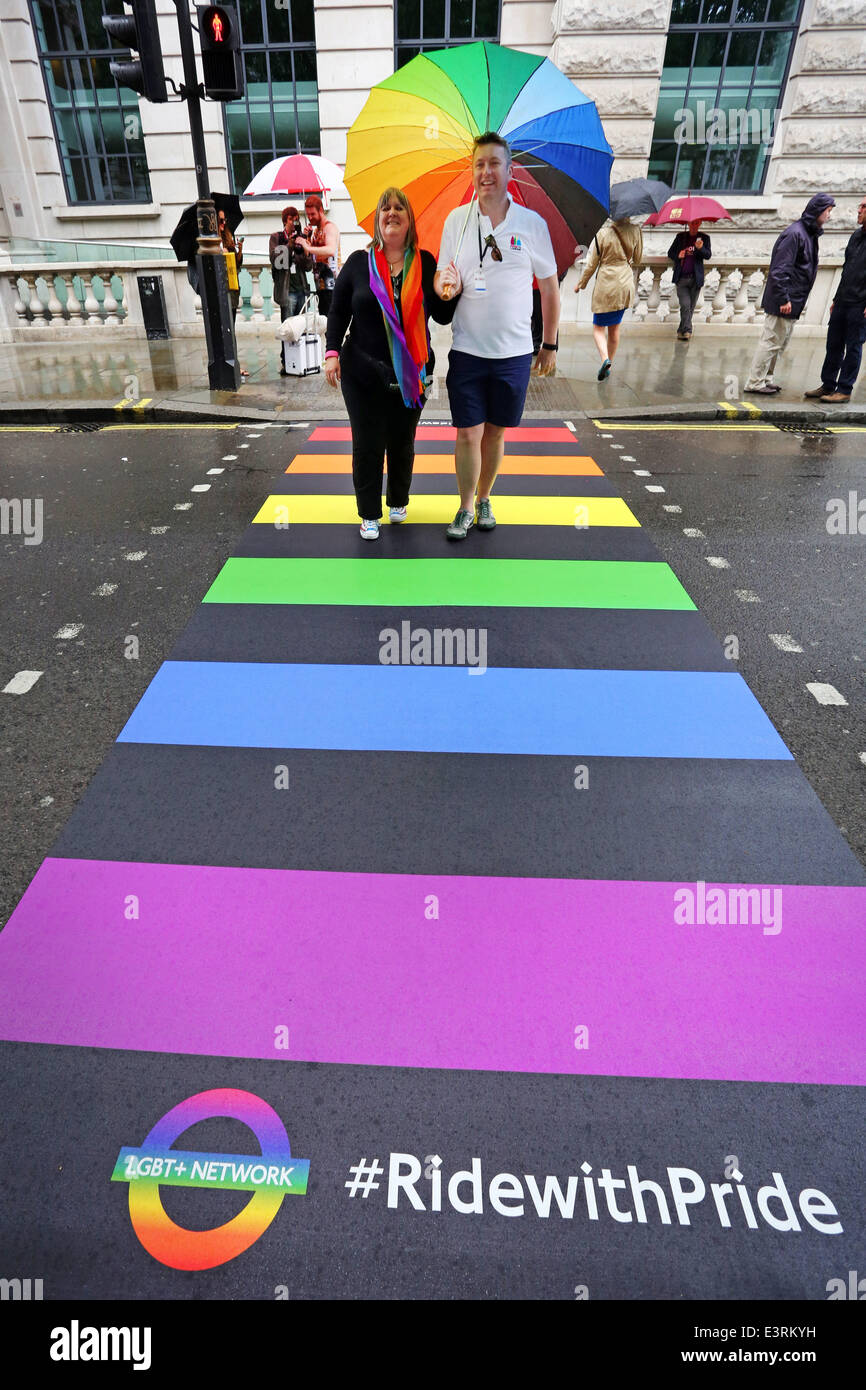 Pride zebra crossing hi-res stock photography and images - Alamy