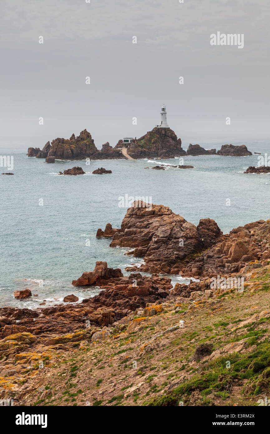 Corbiere lighthouse Jersey Stock Photo - Alamy
