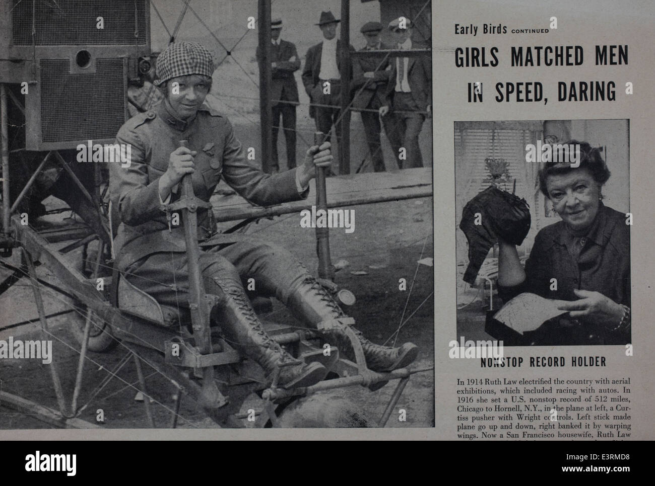 Georgia ""Tiny"" Broadwick article and pictures Stock Photo - Alamy