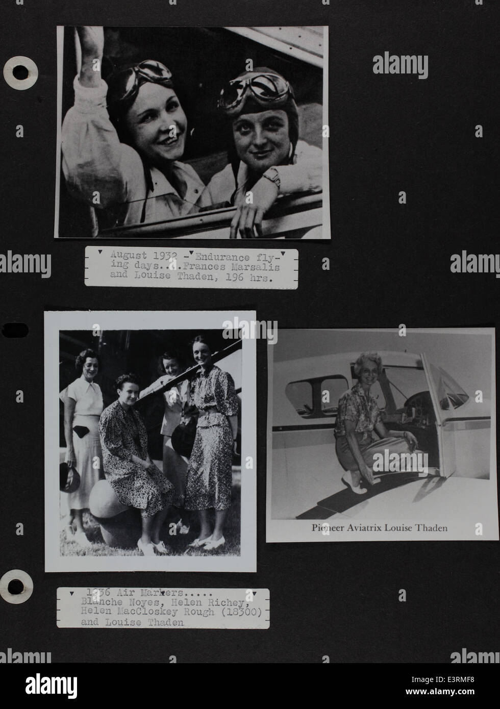 This image from the Women of Flight (WOF) collection features key ...