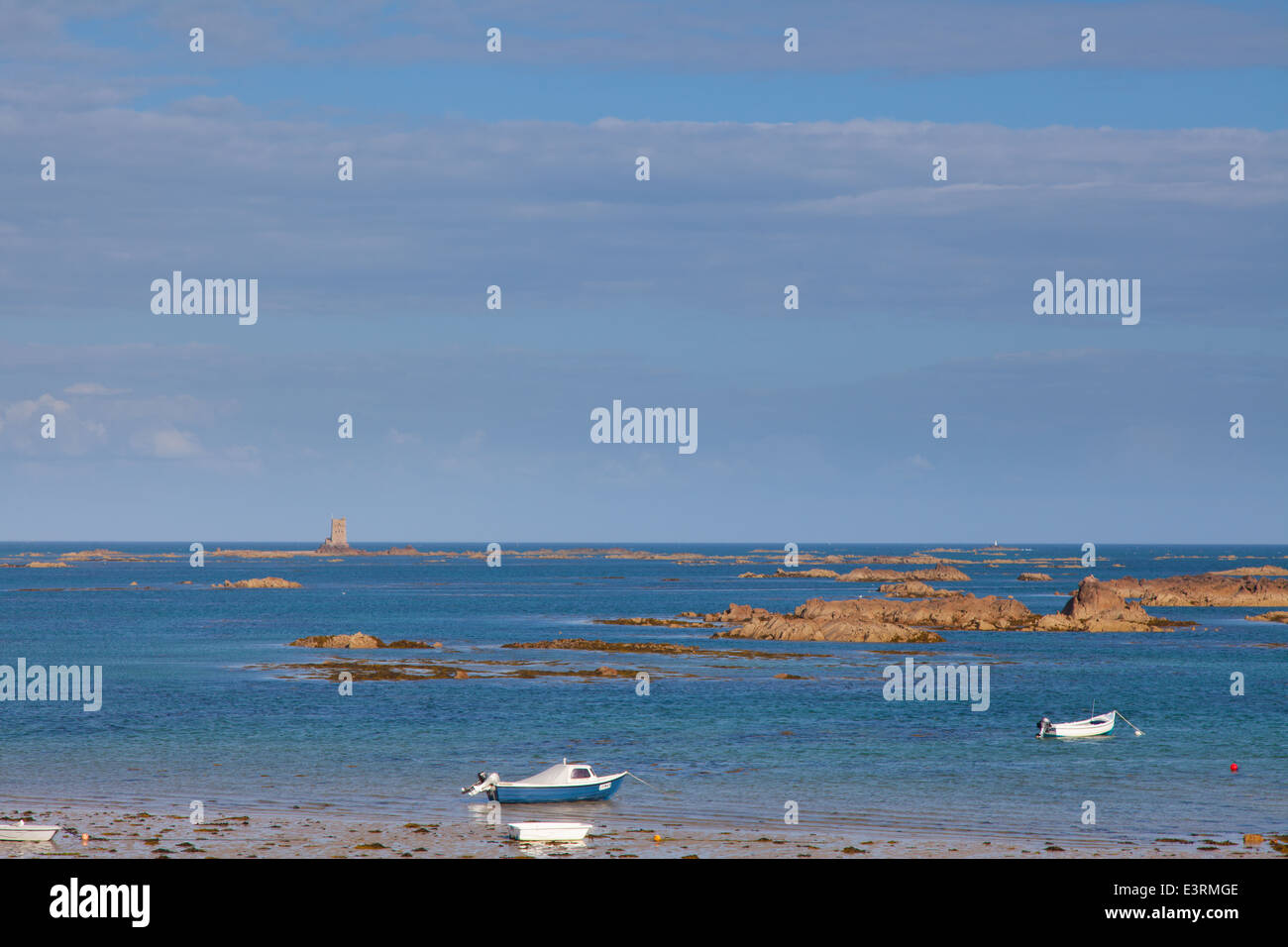 Seymour tower, La Rocque, Jersey Stock Photo - Alamy