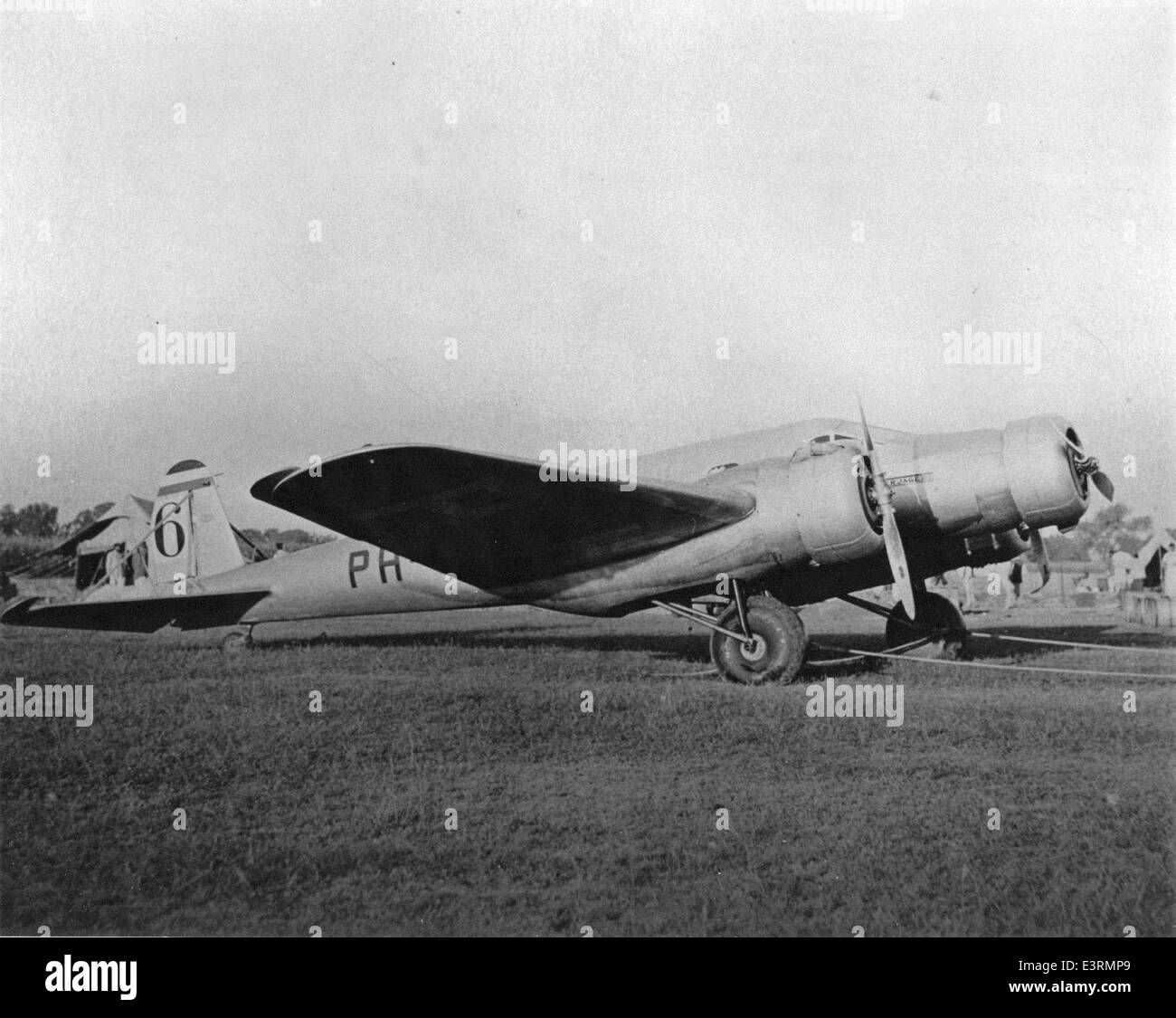 This photo showcases the Pander S.4, a Dutch aircraft powered by a ...