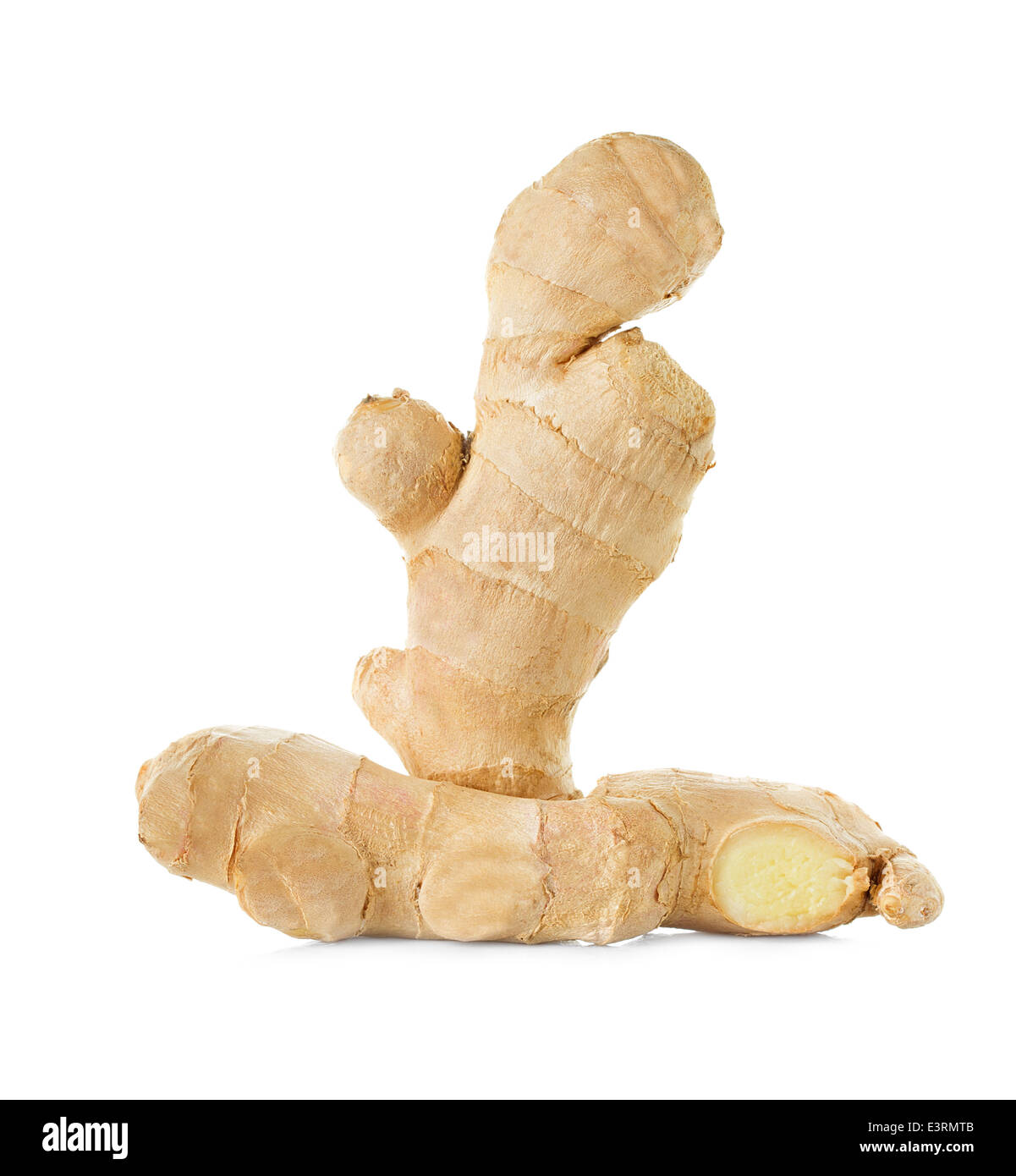 ginger close-up isolated on white background Stock Photo - Alamy