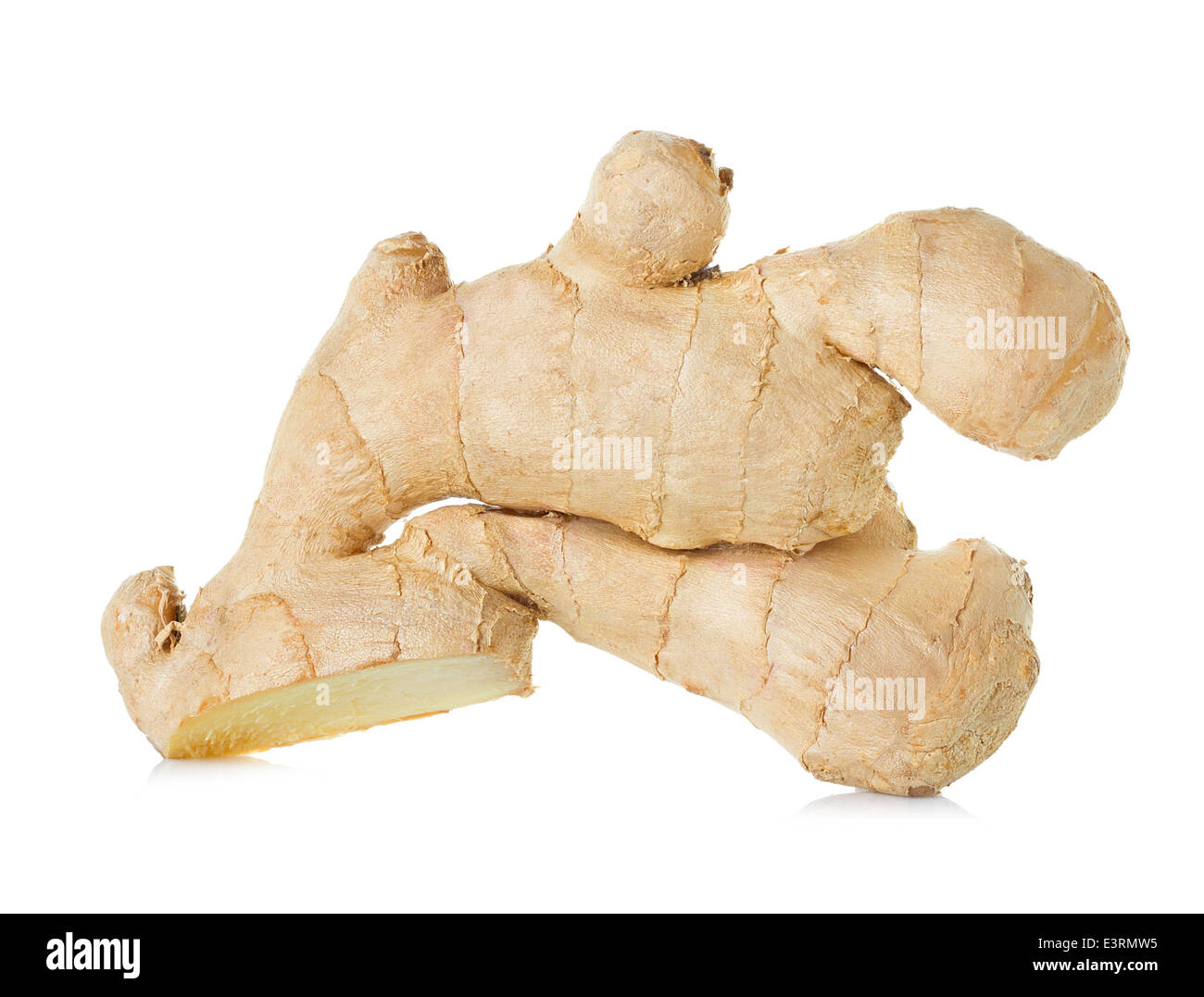 ginger close-up isolated on white background Stock Photo - Alamy