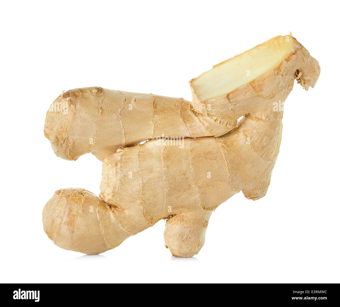 ginger close-up isolated on white background Stock Photo - Alamy