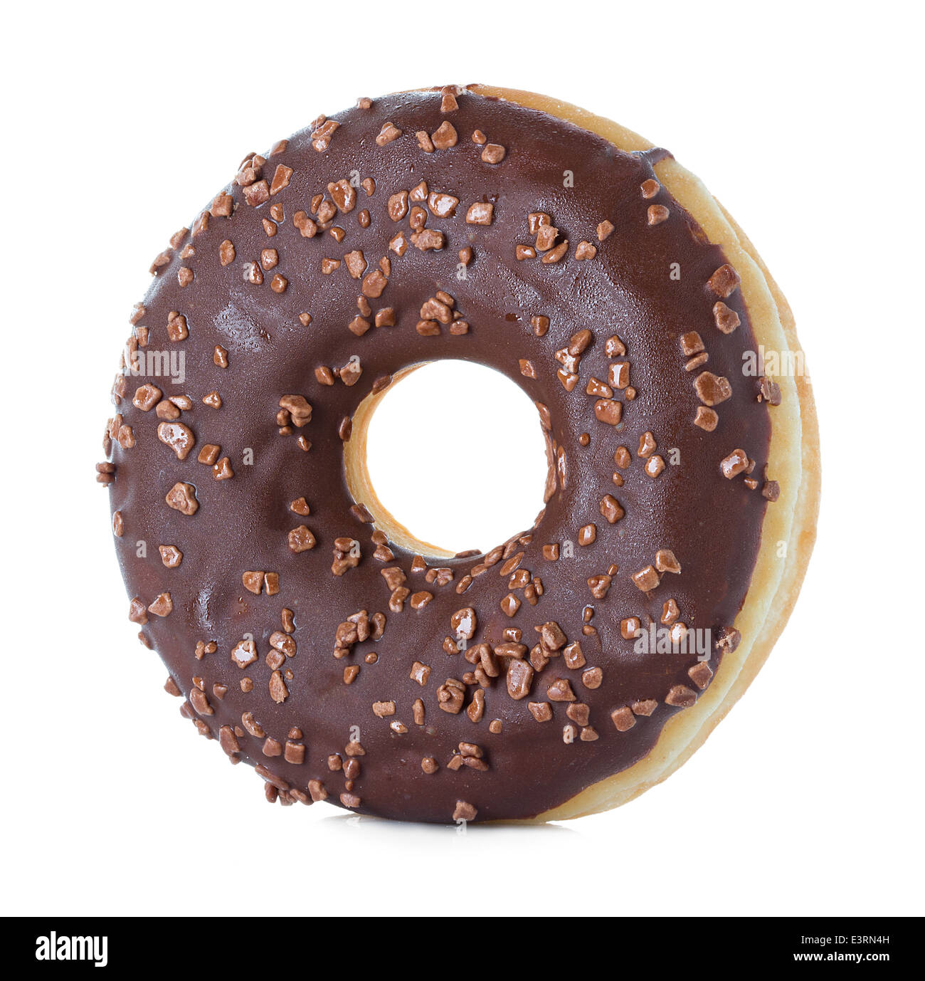 donut close-up isolated on white background Stock Photo - Alamy