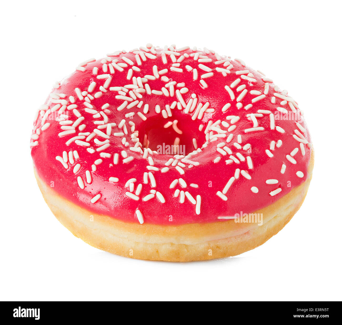donut close-up isolated on white background Stock Photo - Alamy