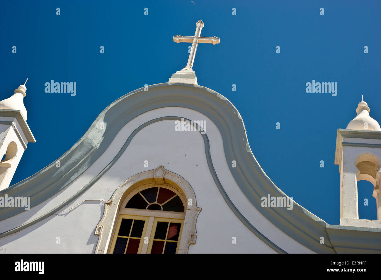 A street view in Mindelo, the only town on Sao Vicente Island, Cape ...