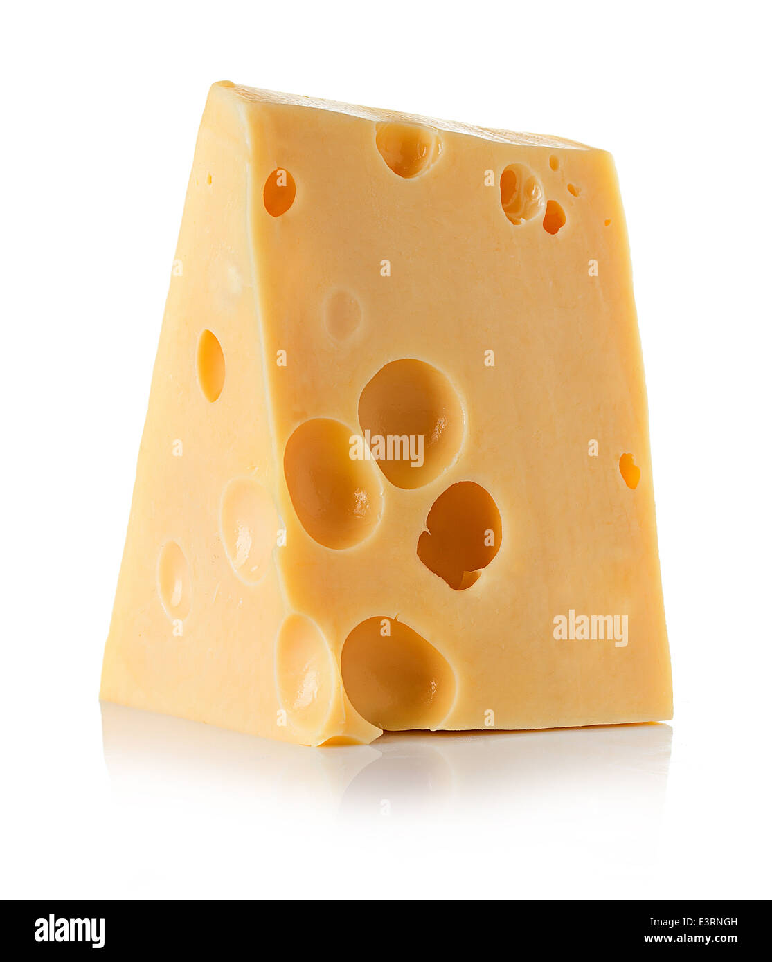 cheese close-up isolated on white background Stock Photo - Alamy