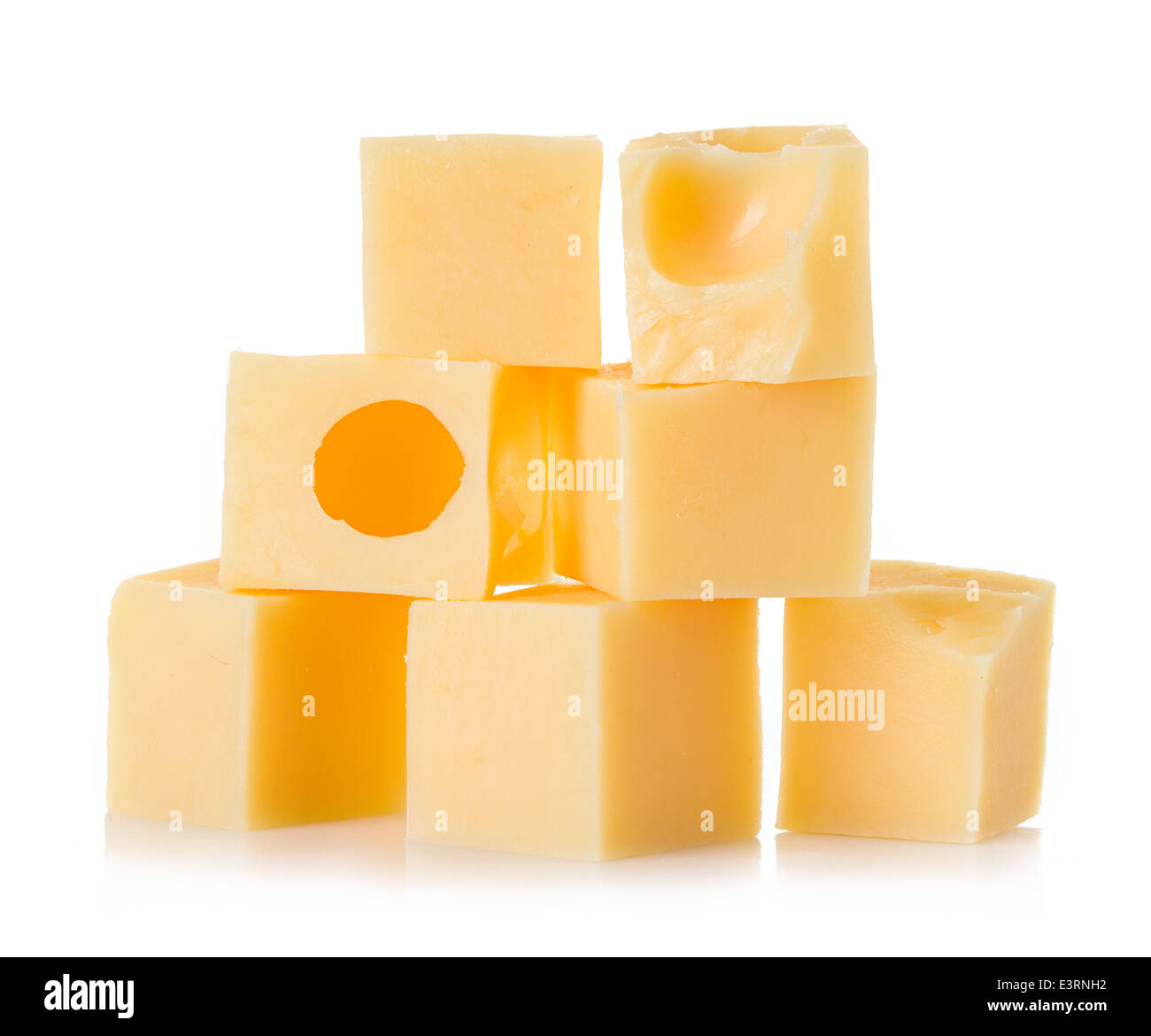 cheese close-up isolated on white background Stock Photo - Alamy