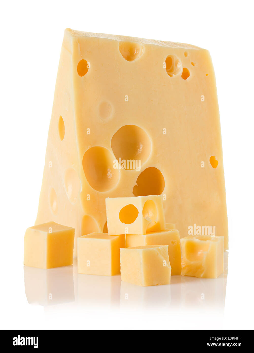 cheese close-up isolated on white background Stock Photo - Alamy