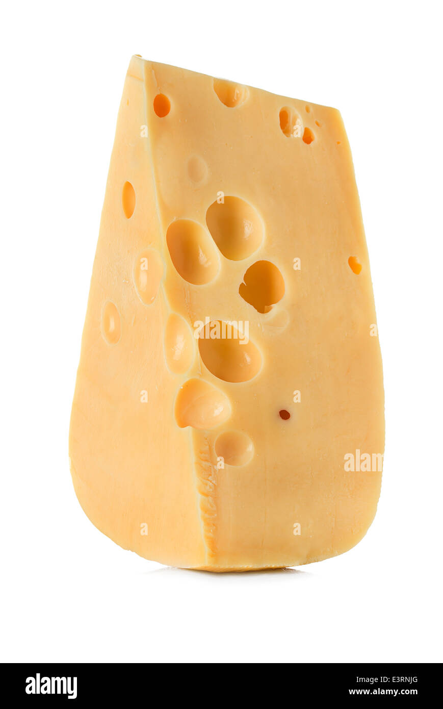 cheese close-up isolated on white background Stock Photo - Alamy