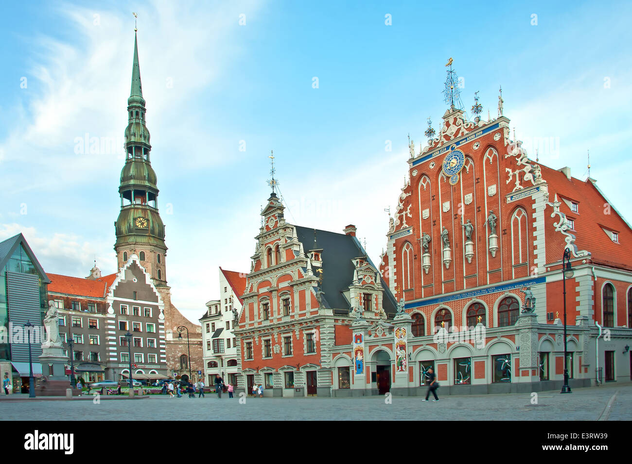 Riga town hall square hi-res stock photography and images - Alamy