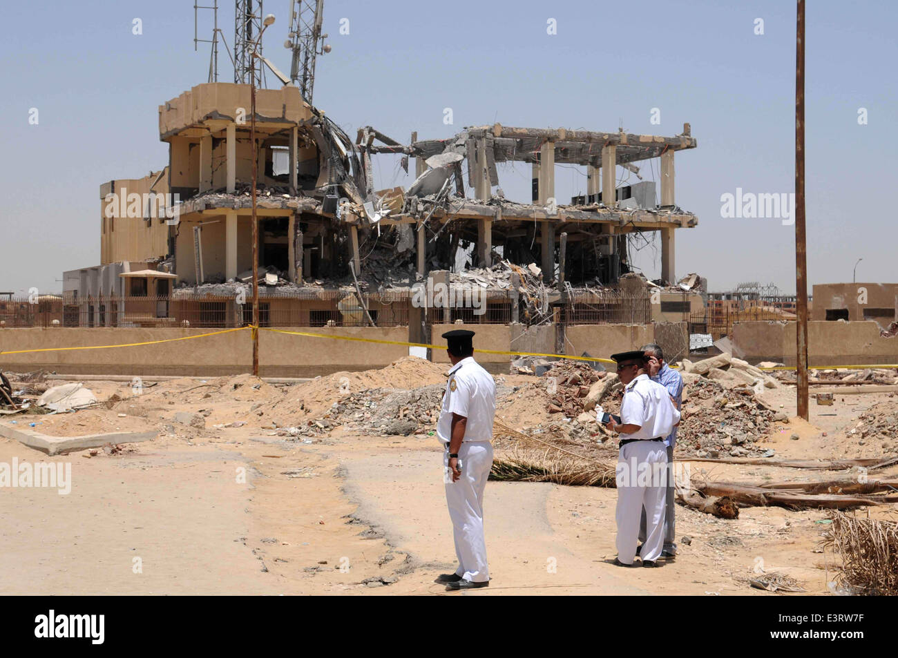 Cairo, Egypt. 28th June, 2014. Government telecommunication building ...