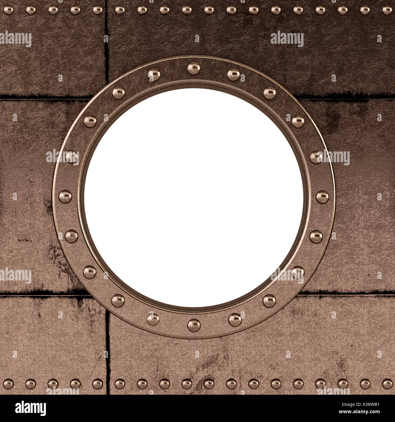 ship porthole - insert your own image Stock Photo - Alamy