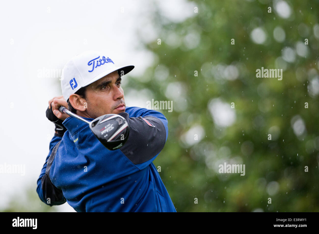 Pulheim, Germany. 28th June, 2014. Spanish golf pro Rafael Cabrera ...