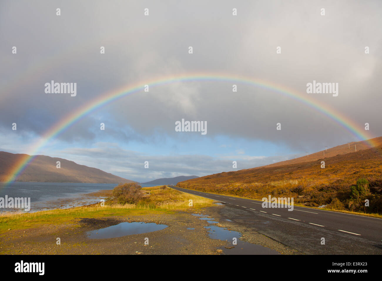 Rainbow on Skye Stock Photo - Alamy