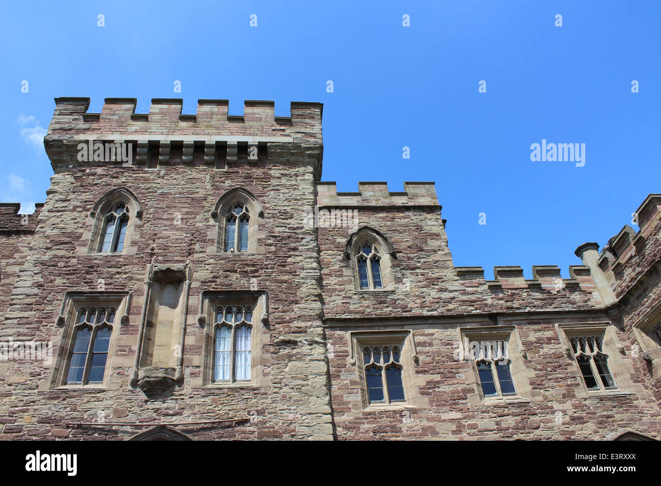 Hampton Court Castle Stock Photo - Alamy