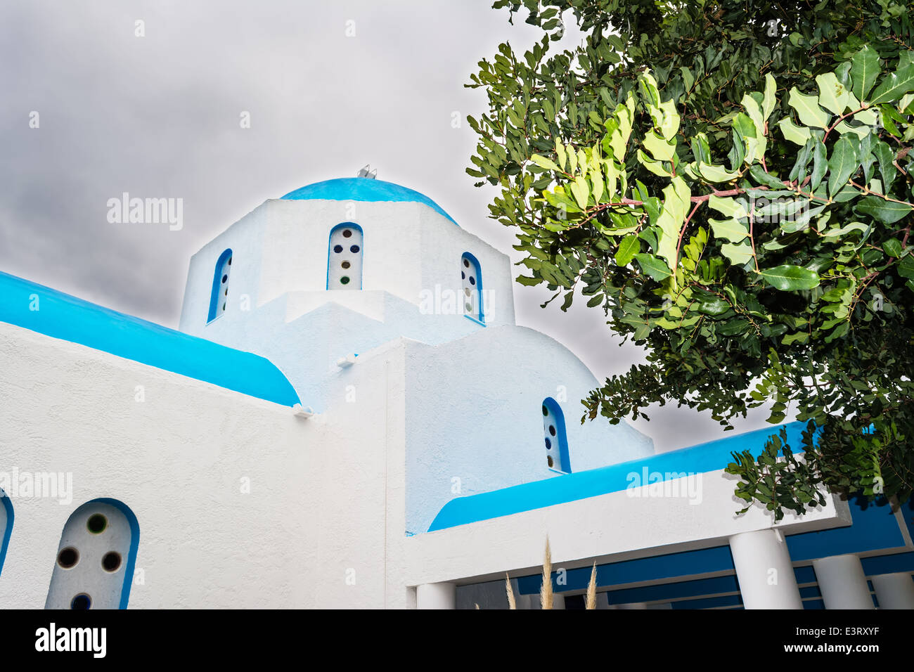 A small Greek orthodox church in Greece Stock Photo - Alamy