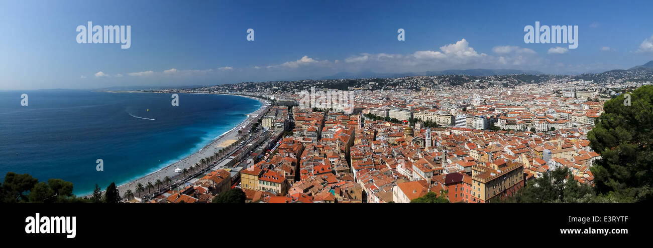 Nice france coast road summer hi-res stock photography and images - Alamy