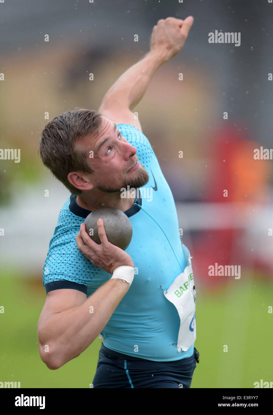 Ratingen, Germany. 28th June, 2014. Dutch decathlete Ingmar Vos during ...